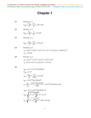 Solutions to Introduction to Fluid Mechanics 5th edition by William Janna - CHAPTER 1 1 Use the ...