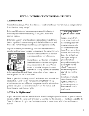 Human rights test question 3,4 and 5 - question 3 right to equality ...