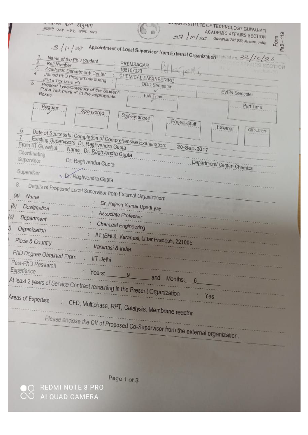 Form 11b - my rough - Fluid Mechanincs - Studocu