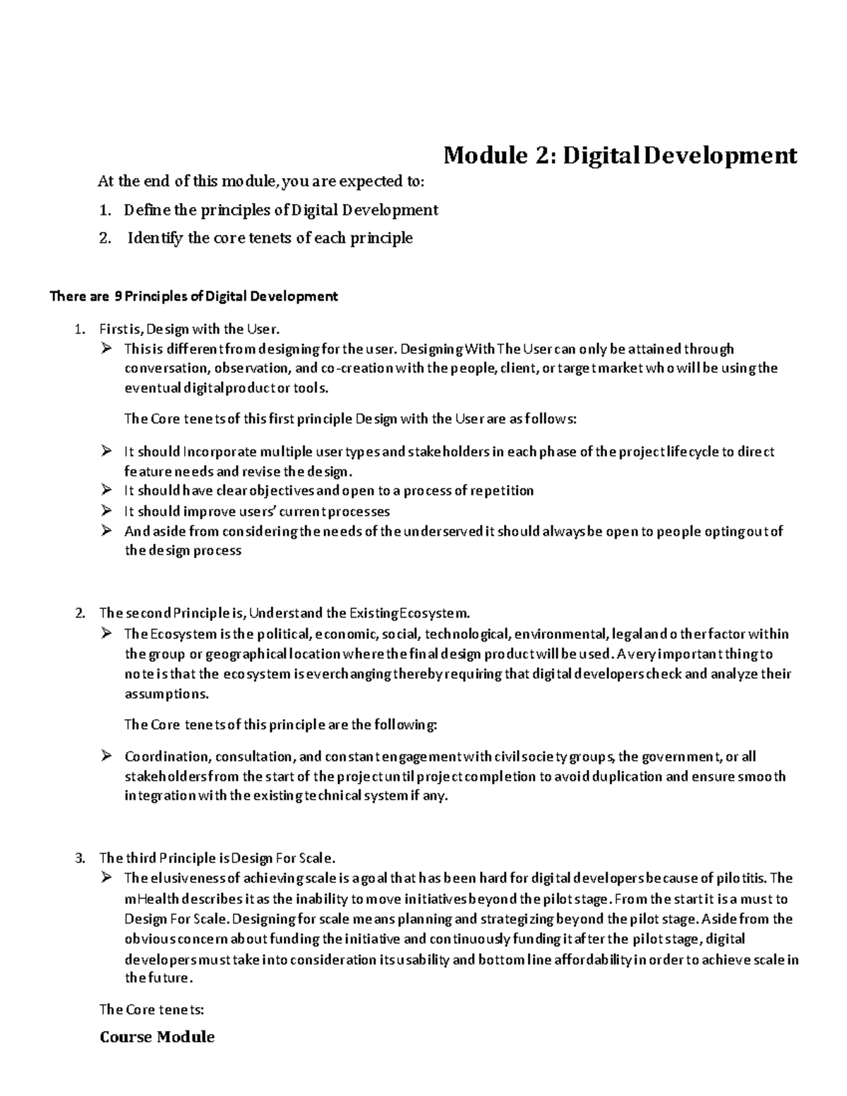 W3 Digital Development - Module - Course Module Module 2: Digital ...