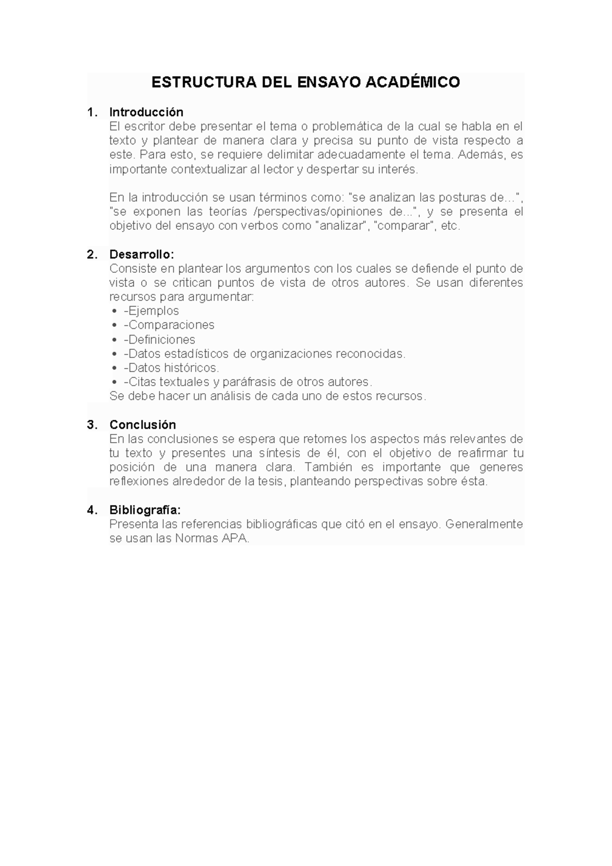 Estructura DEL Ensayo Académico - ESTRUCTURA DEL ENSAYO ACADÉMICO 1 ...