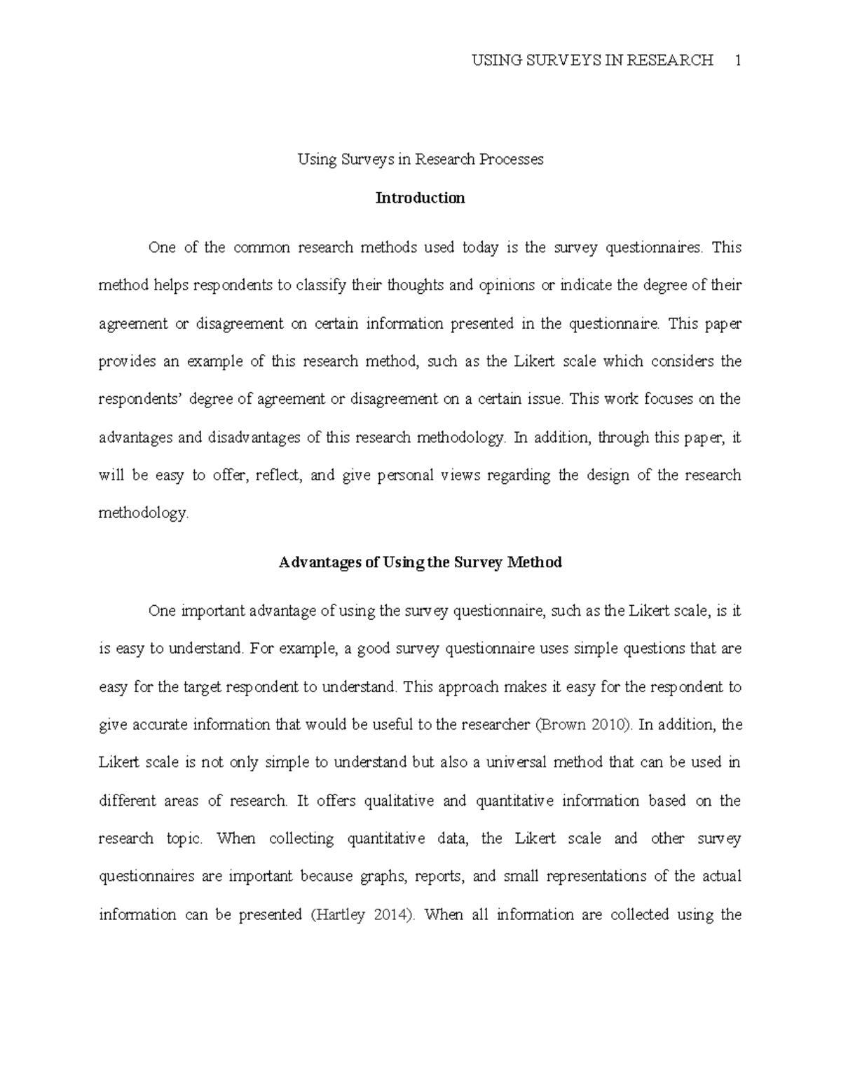 Research survey methods - Using Surveys in Research Processes ...