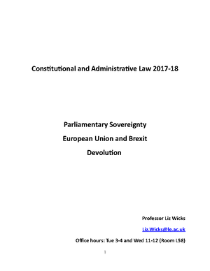 The case of Philips v Eyre - The Rule of Law in Phillips v Eyre This ...