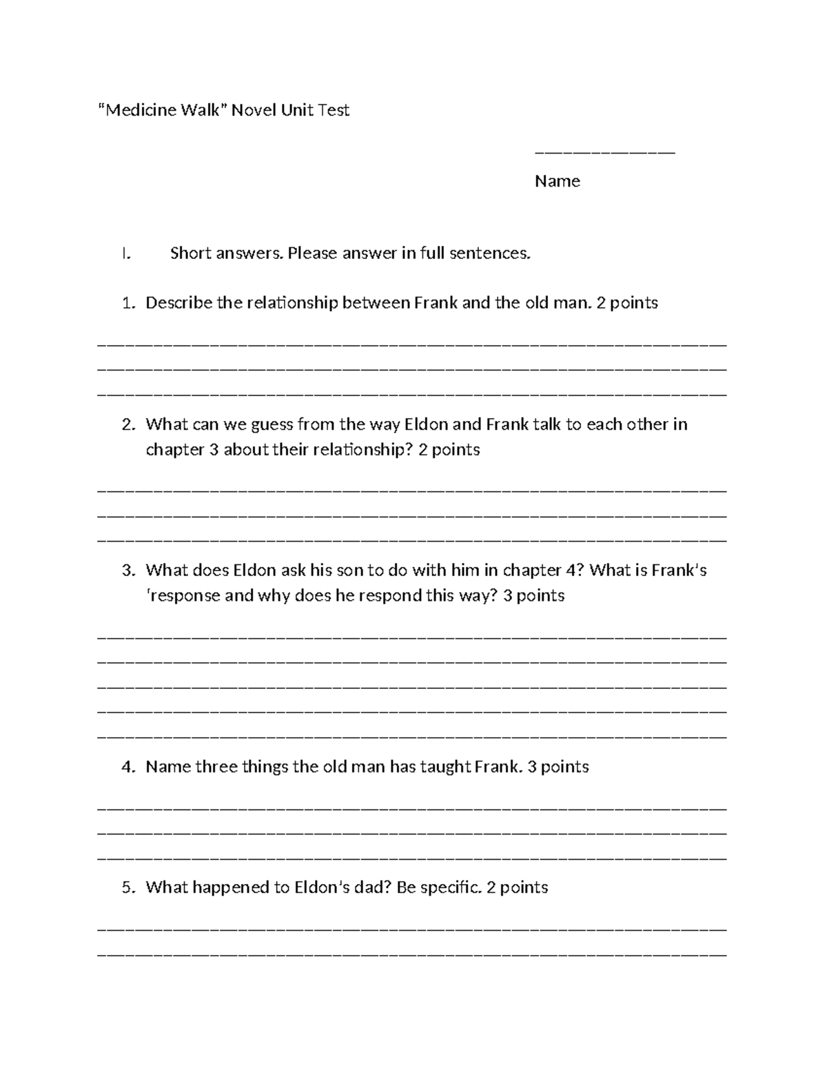 Medicine Walktest-1 - “Medicine Walk” Novel Unit Test ...