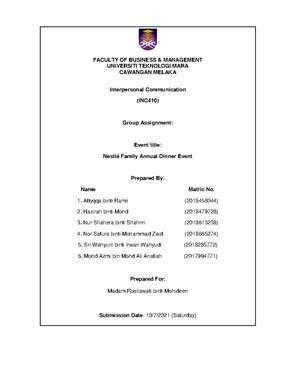 Annual dinner proposal example - NED UNIVERSITY PROUDLY PRESENTS ANNUAL ...
