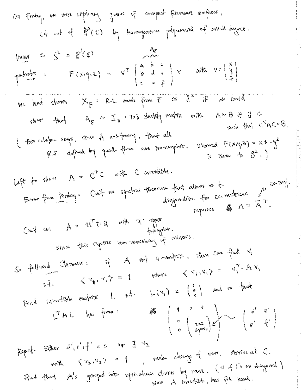 Lecture 26 Math 8702 spring 2014 - M M i a? i?( (3‘) M1 kowaﬁwewé ...
