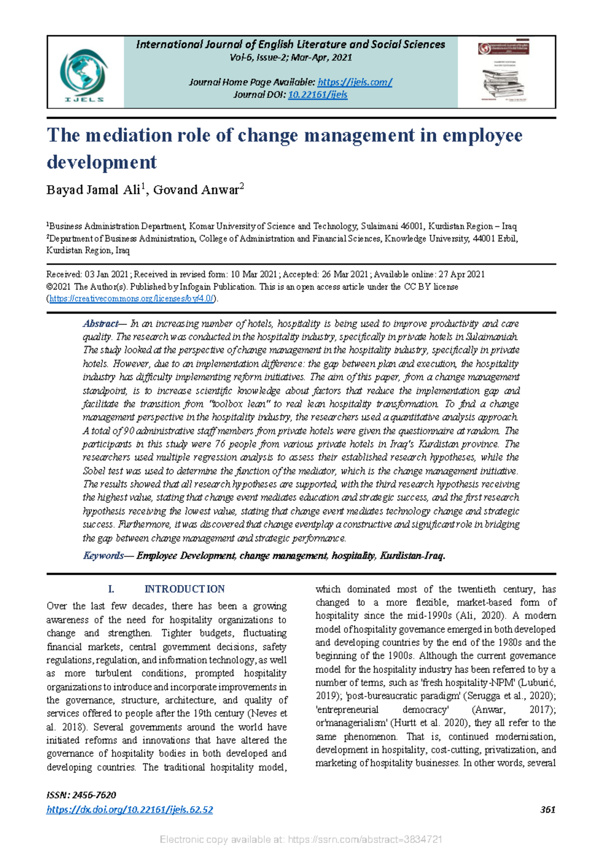 SSRN-id3834721 - International Journal of English Literature and Social ...