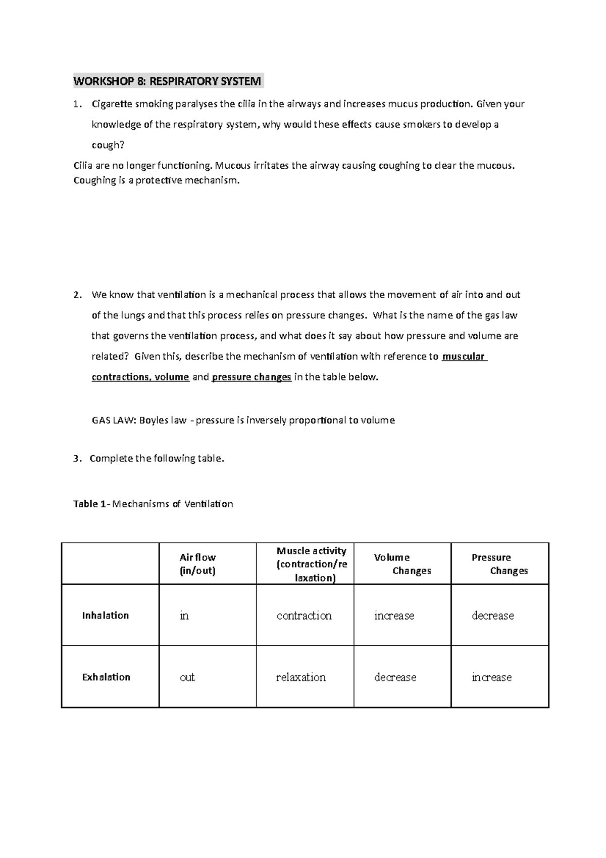 Online Workshop 8 - Workshop Activities Final - WORKSHOP 8: RESPIRATORY ...
