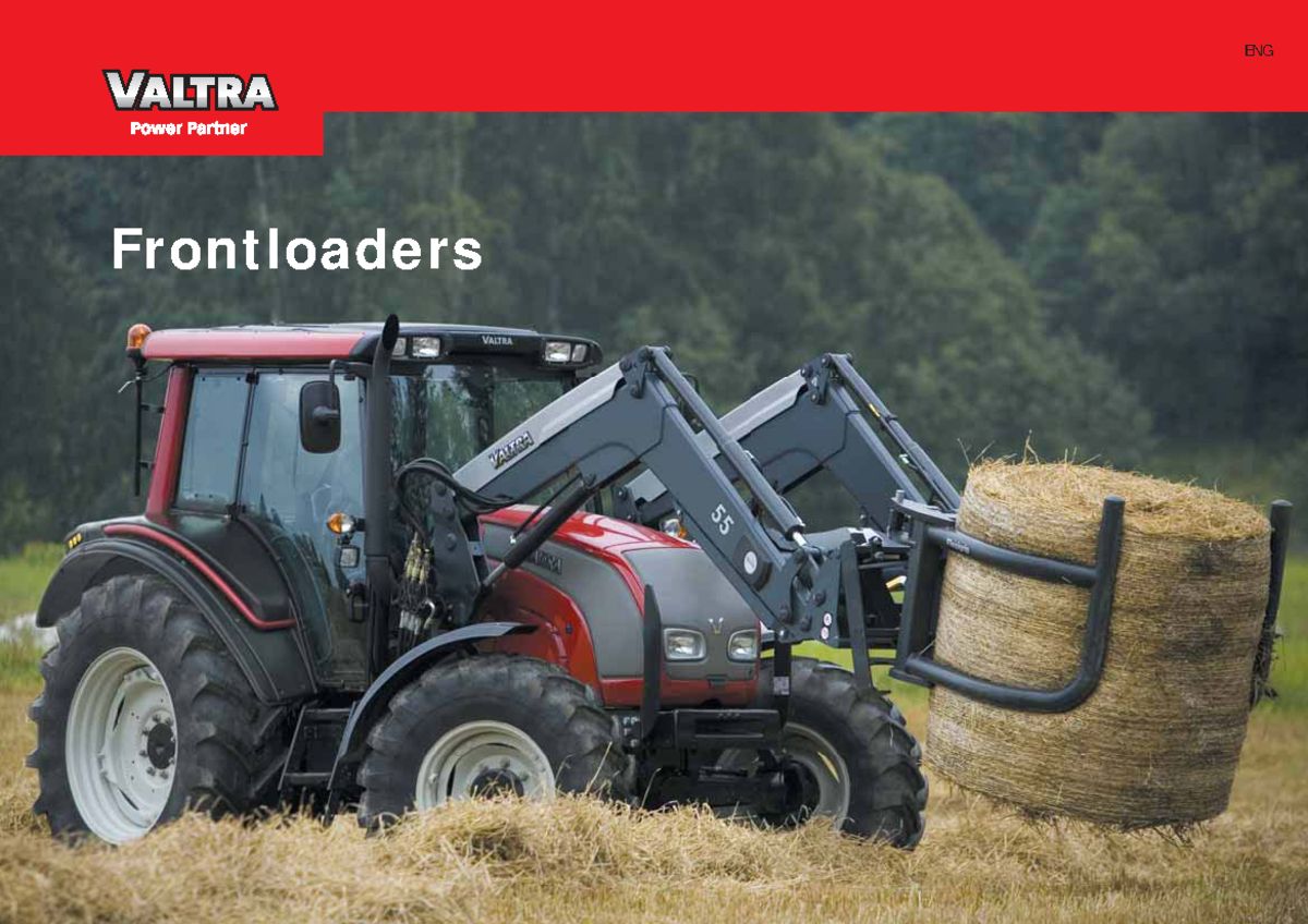 852060 Frontloader ENG - Front loaders ENG All Valtra front loaders are ...