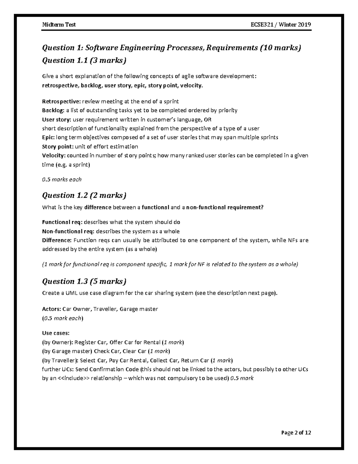 Midterm 2019 Questions And Answers Warning Tt Undefined Function 32 Warning Tt Undefined