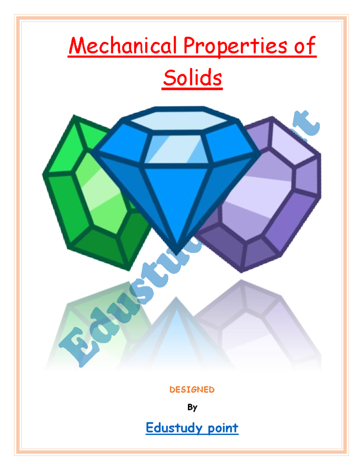 9. Mechanical properties of solids - Mechanical Properties of Solids ...