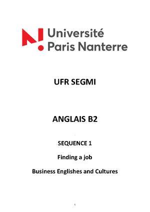 Examen Anglais B1 - Anglais niveau B1 - Studocu