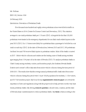 Writing Project - Research proposal essay - MLA format - Research ...