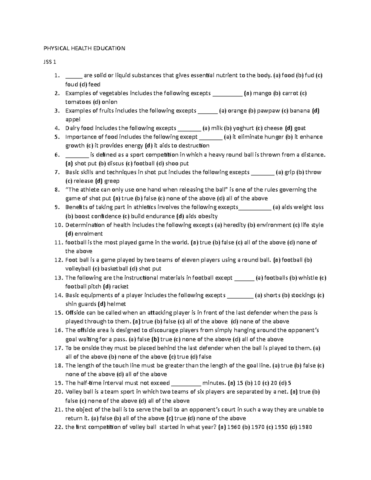 PHE JSS 1 questions - Computer-Aided Design(CAD) or Computer-Aided ...
