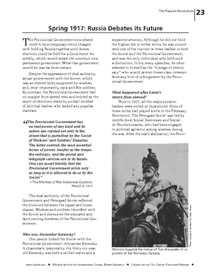 Russia Land of Tsars Part 2 online Viewers Guide - AP World History ...