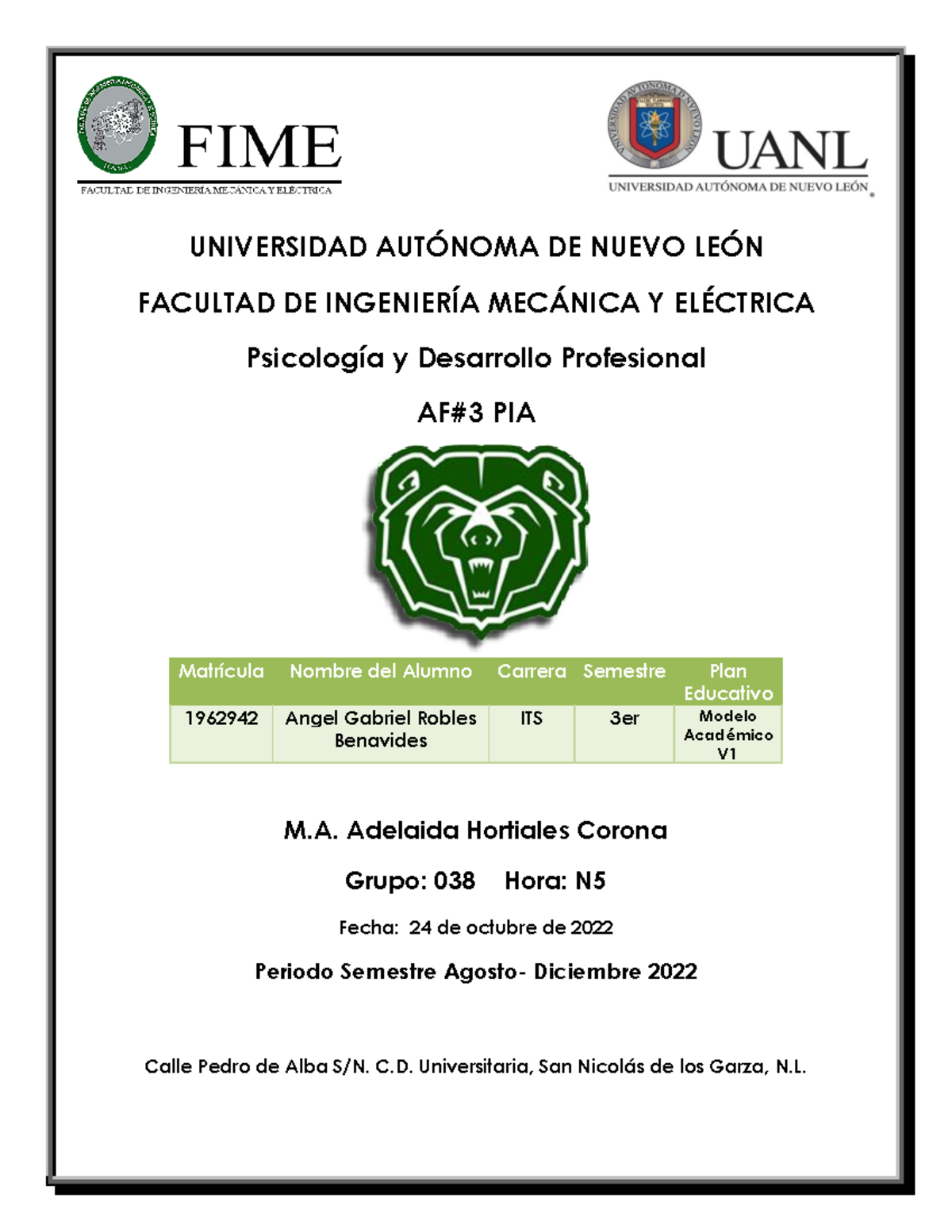038-AF3 PIA- Angel Gabriel Robles Benavides 1962942 ITS - UNIVERSIDAD ...