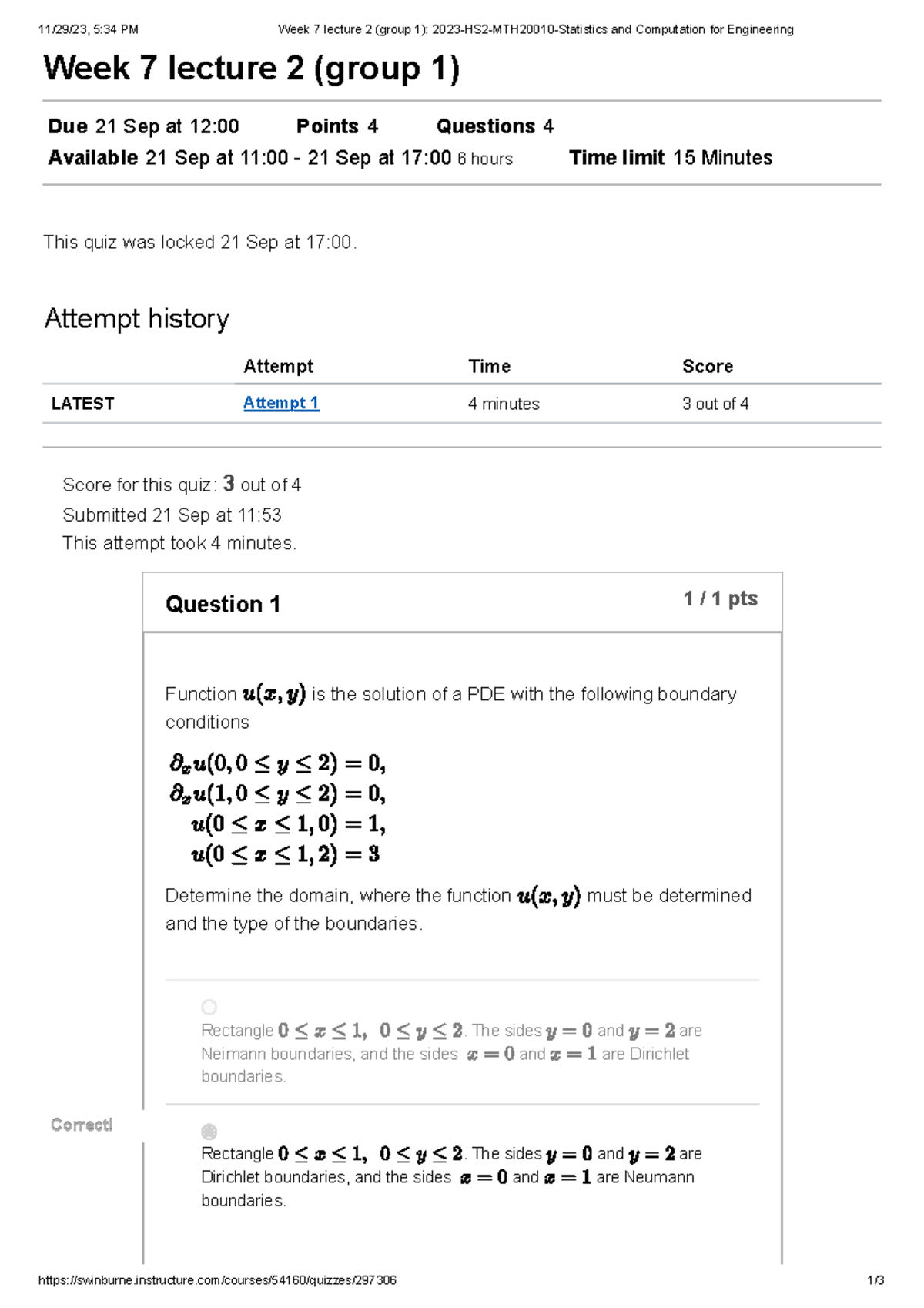 Week 7 lecture 2 (group 1) 2023-HS2-MTH2001 0-Statistics and Computation for Engineering - - Studocu