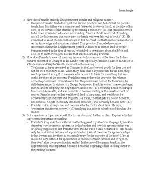 Charlotte Temple reading questions - Rowson (Charlotte Temple) When you ...