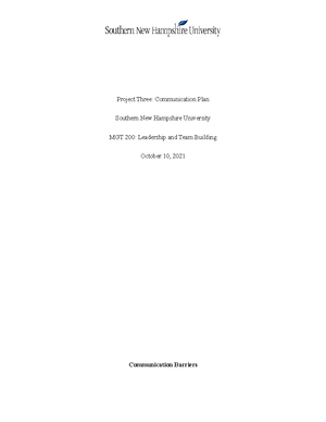 MGT-200 2-1 Activity- Personality Assessment - Professional Skills ...