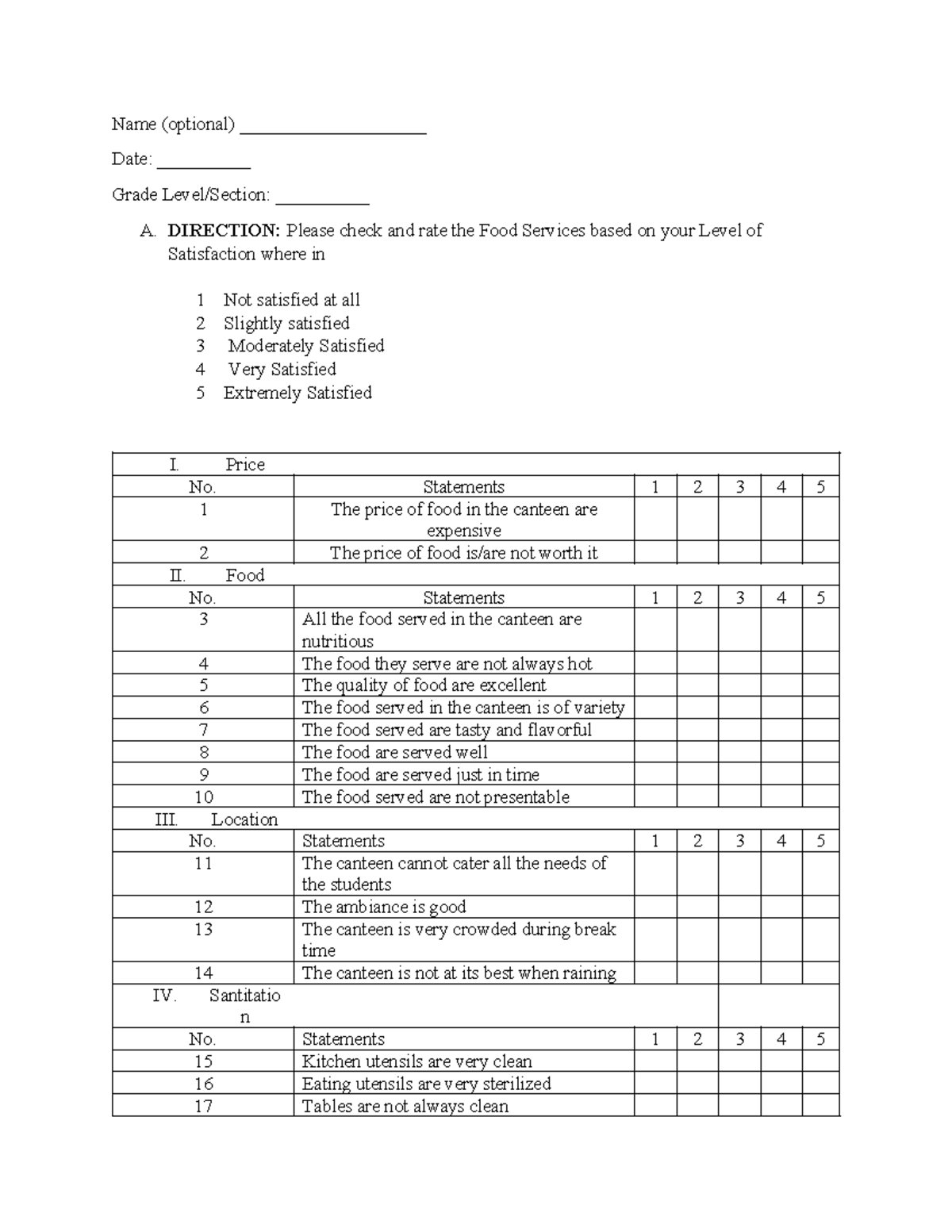 Questionnaire-uodateeee 2 - Name (optional) ____________________ Date ...