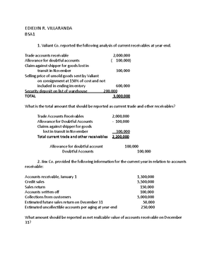 Interm 2 Answer Key Module 5 - INTERM 2 MODULE 5 1. Paula Company ...