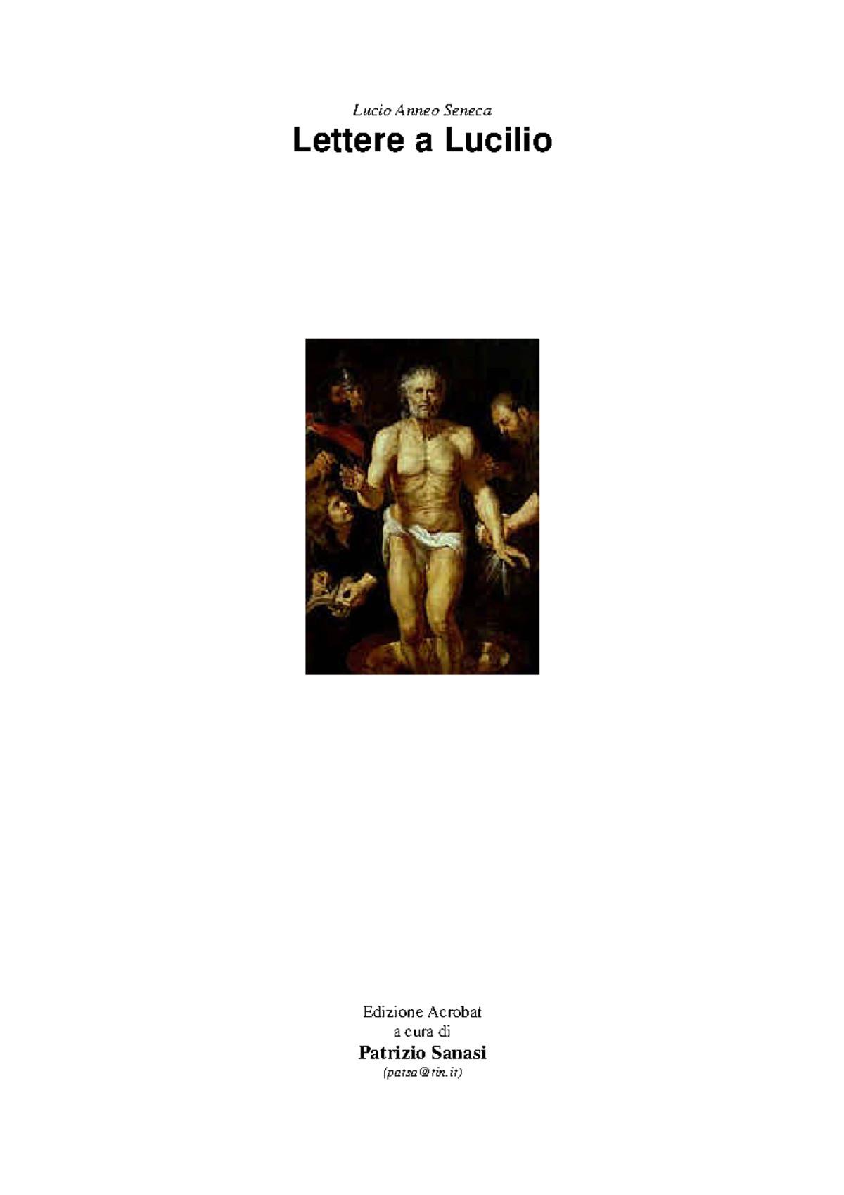 Seneca Lettere Lucilio-2 - Lucio Anneo Seneca Lettere a Lucilio ...