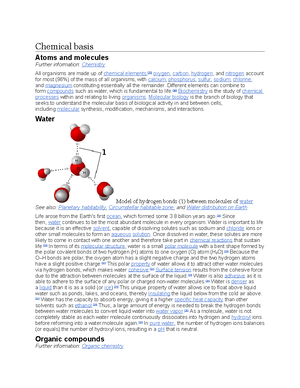 CHM013 Topic 1 Notes - CHM 013 Chapter 1 INTRODUCTION Chemistry - study ...