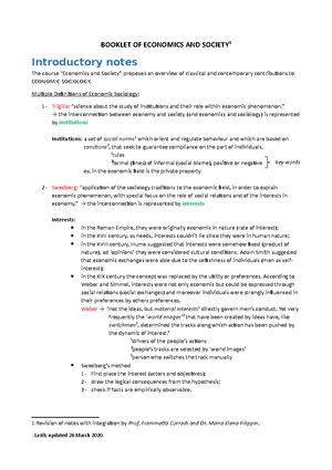 Booklet- Simmel Weber Durkheim - Founding fathers of Economic Sociology ...