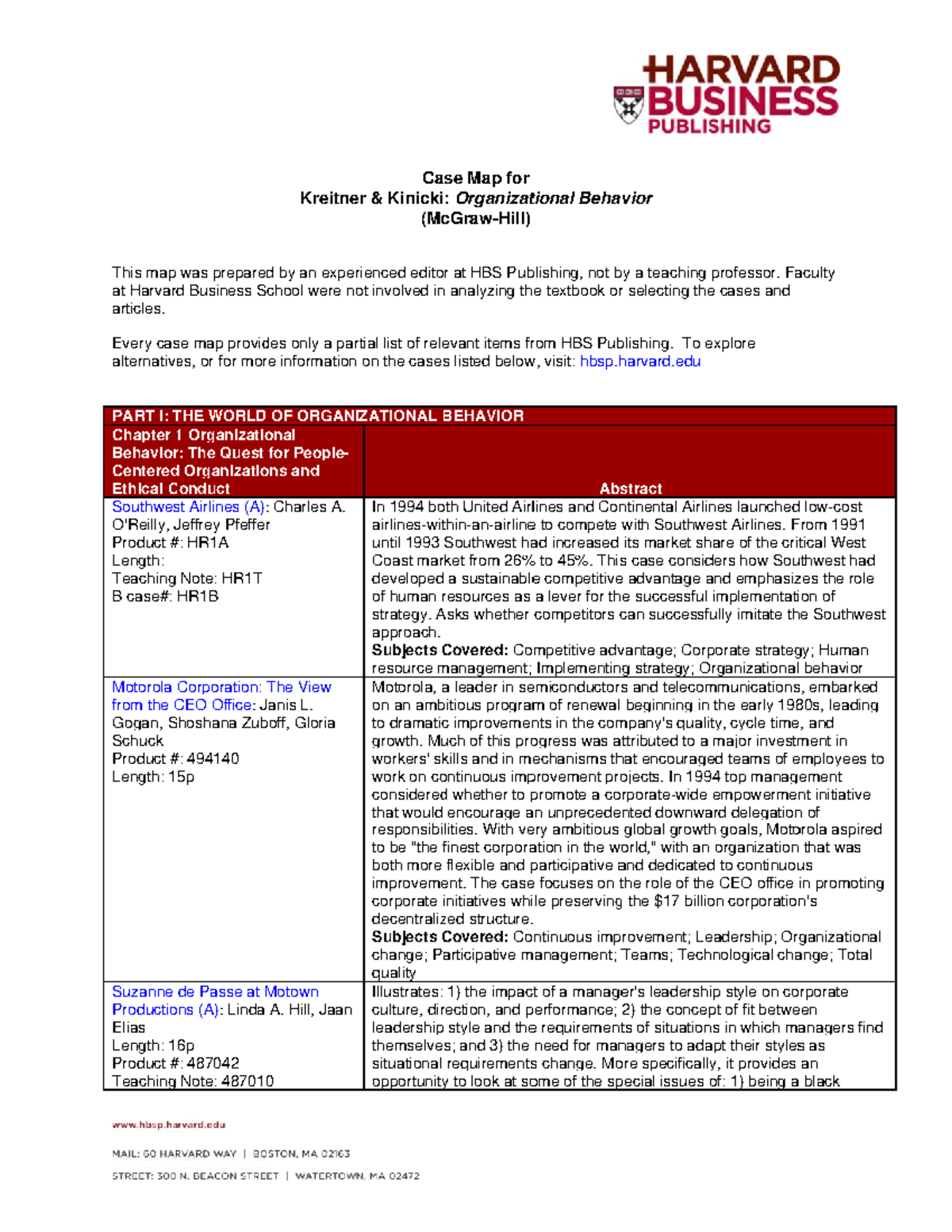 Ob on hbr - Ob on hbr - This map at Harvard articles. Every cas ...