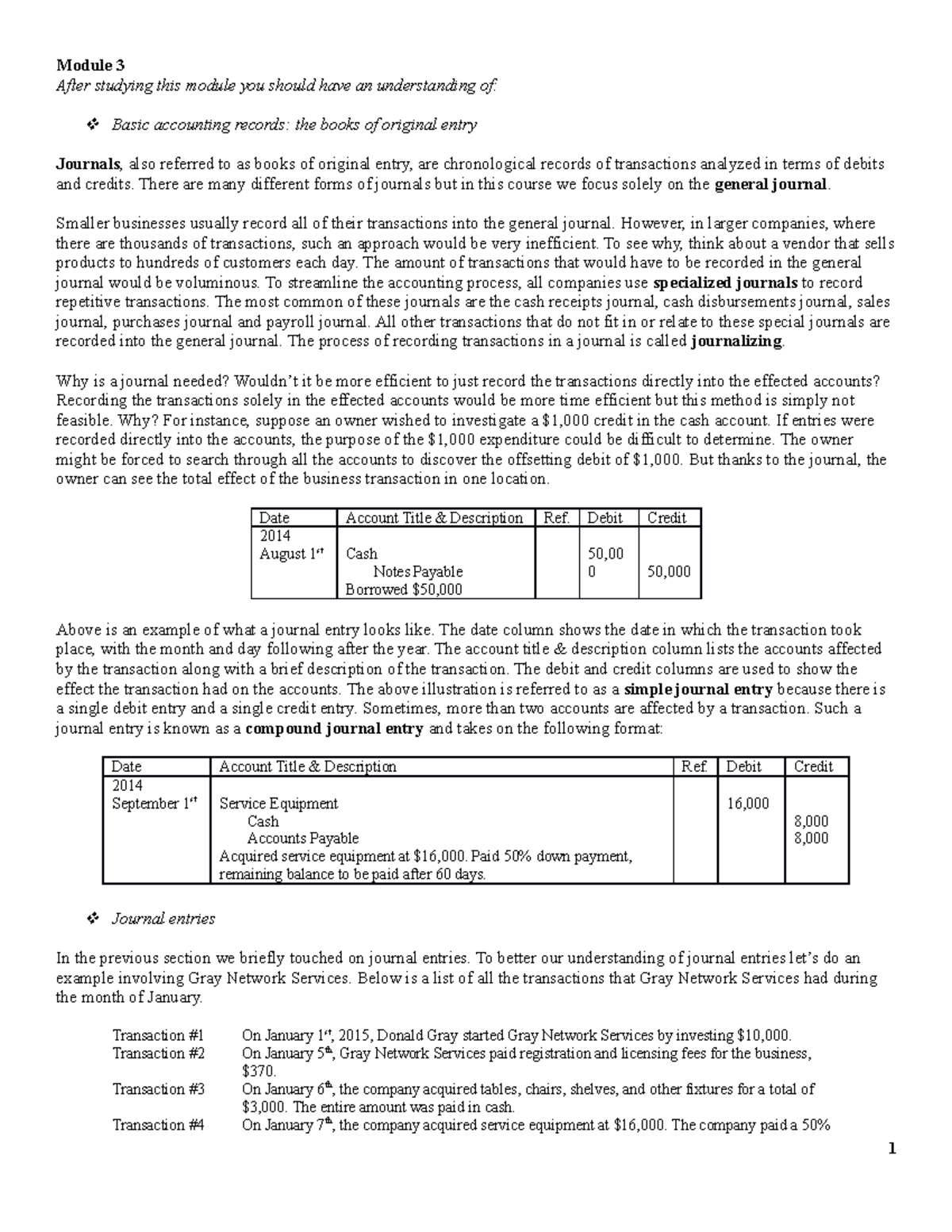Module 3 - Lecture notes 3 - After studying this module you should have ...