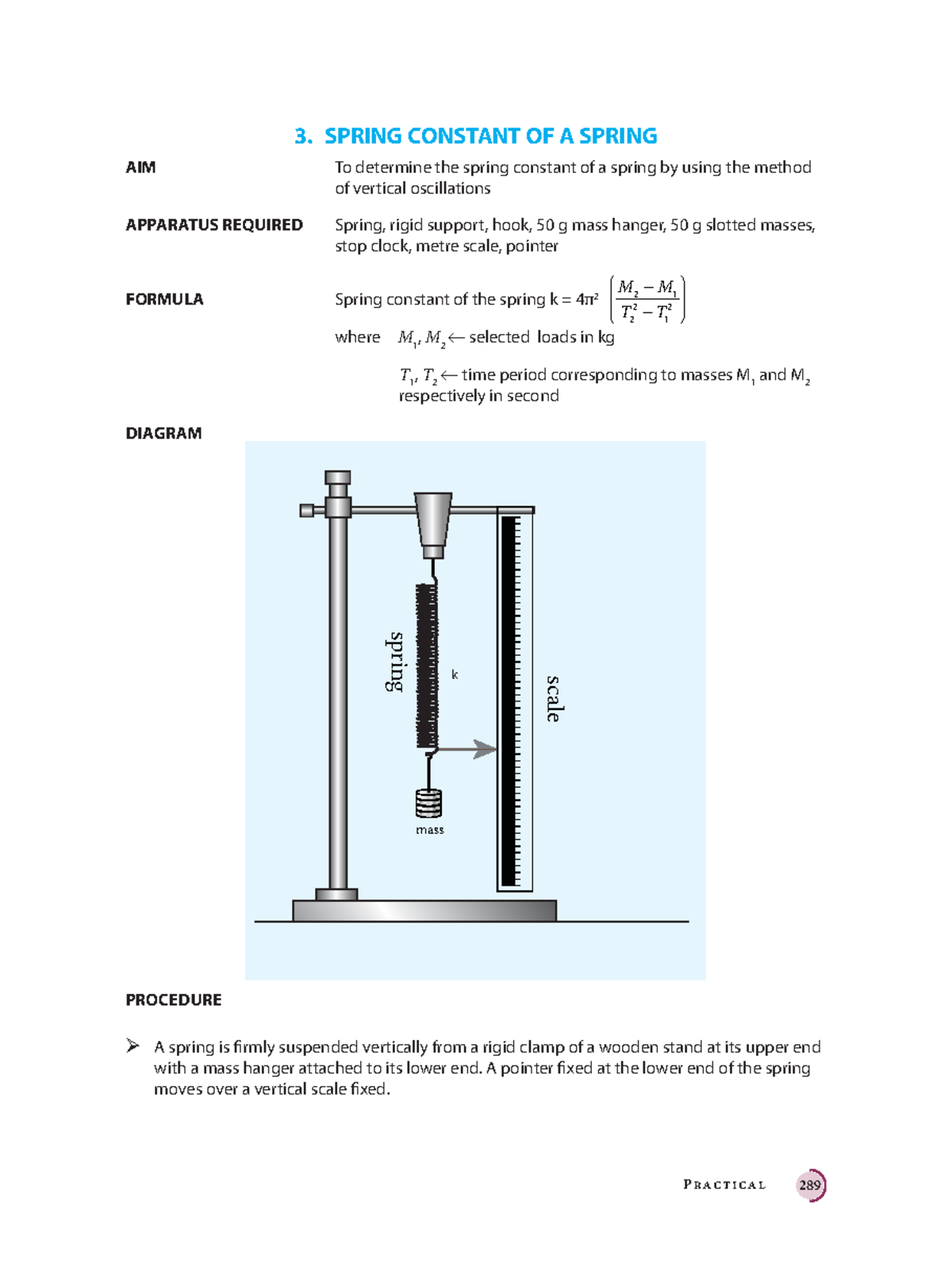 Pendulum-spring-sonometer - 3. SPRING CONSTANT OF A SPRING AIM To ...
