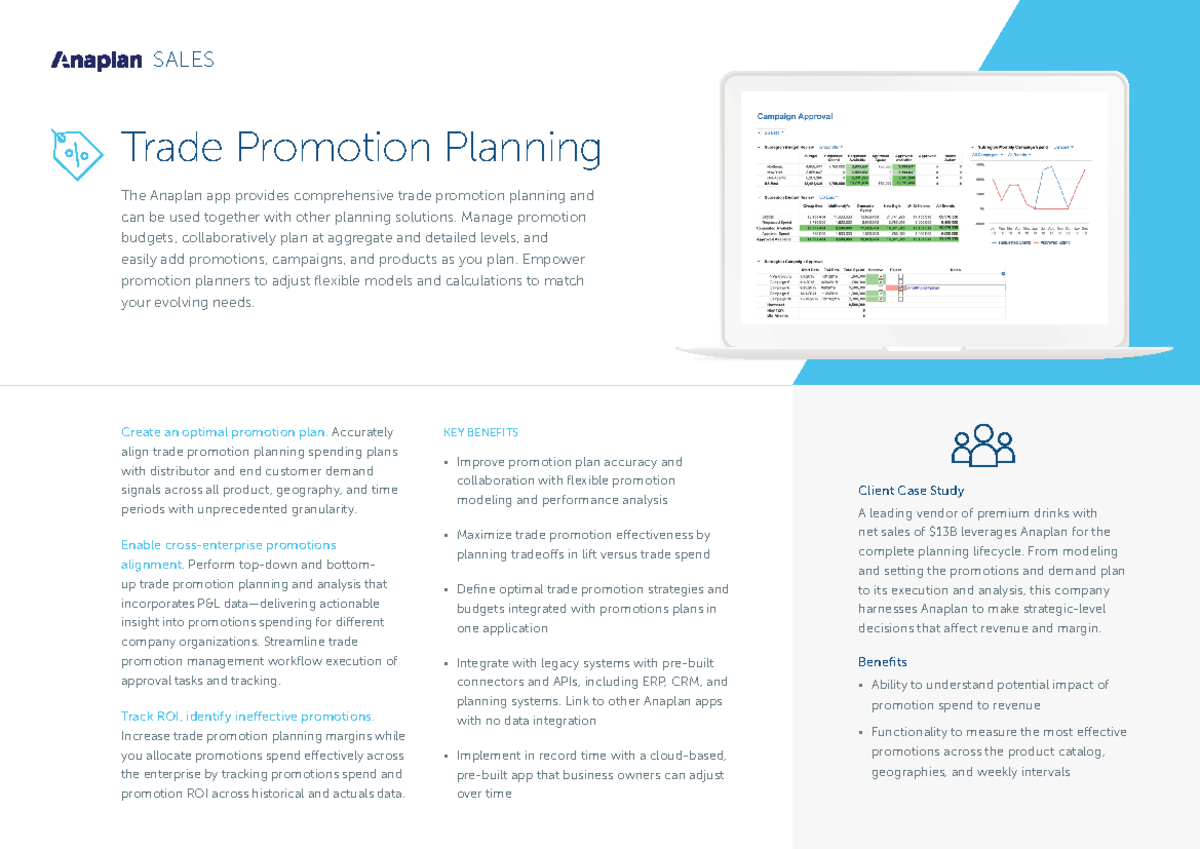 Resource datasheet trade Promotion Planning A4 - Trade Promotion ...