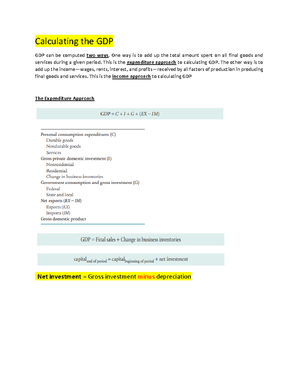 Mathematical equations of macroeconomics chapter 6-1 - Calculating the ...