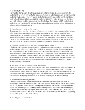 Grouping Students - Count off You let everyone get into a line and then ...