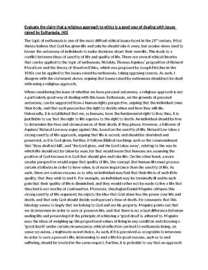 Aristotle's prime mover & plato's form of the good - Critically discuss ...