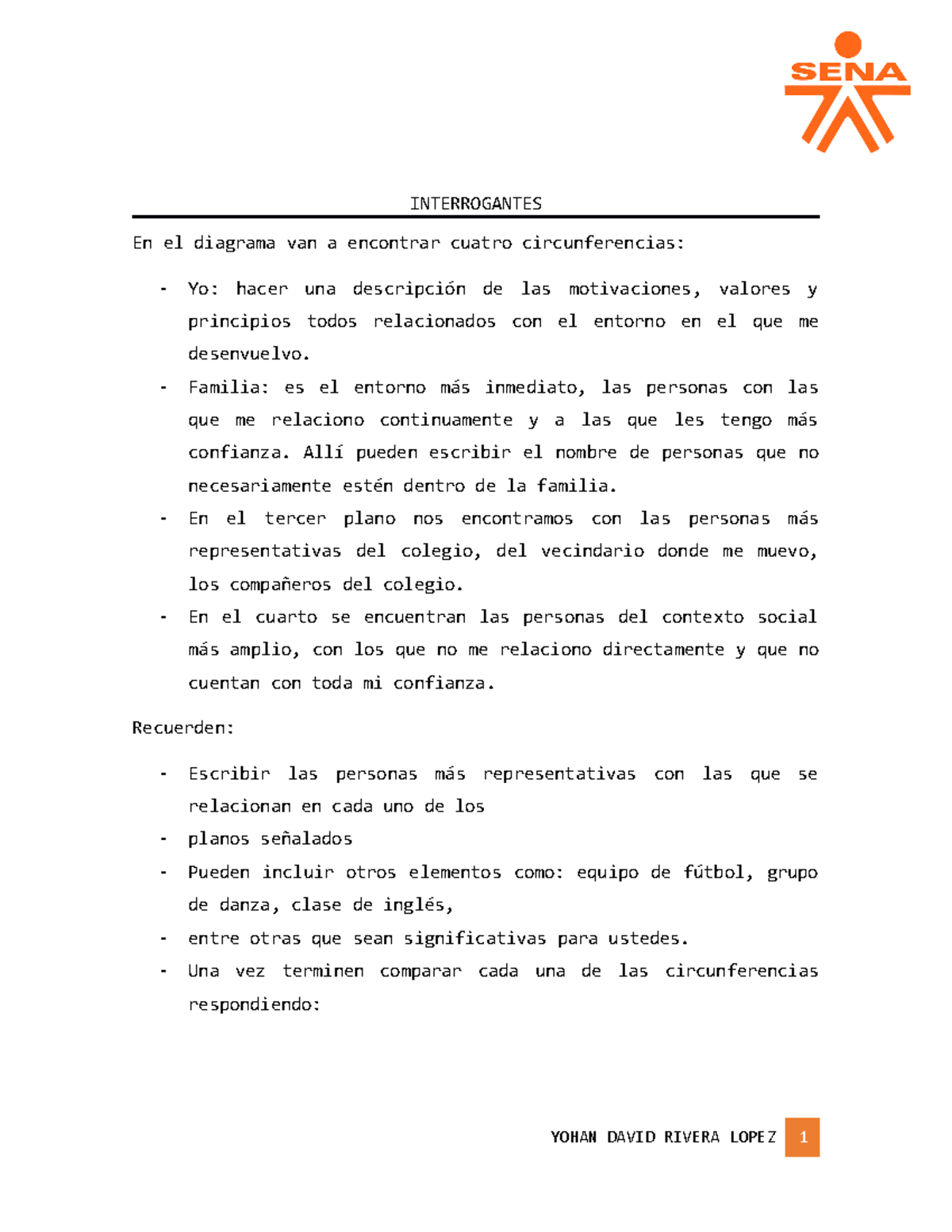 Diagrama DE Sistemas DE LA Relación DE Individuo CON EL Entorno 1 ...