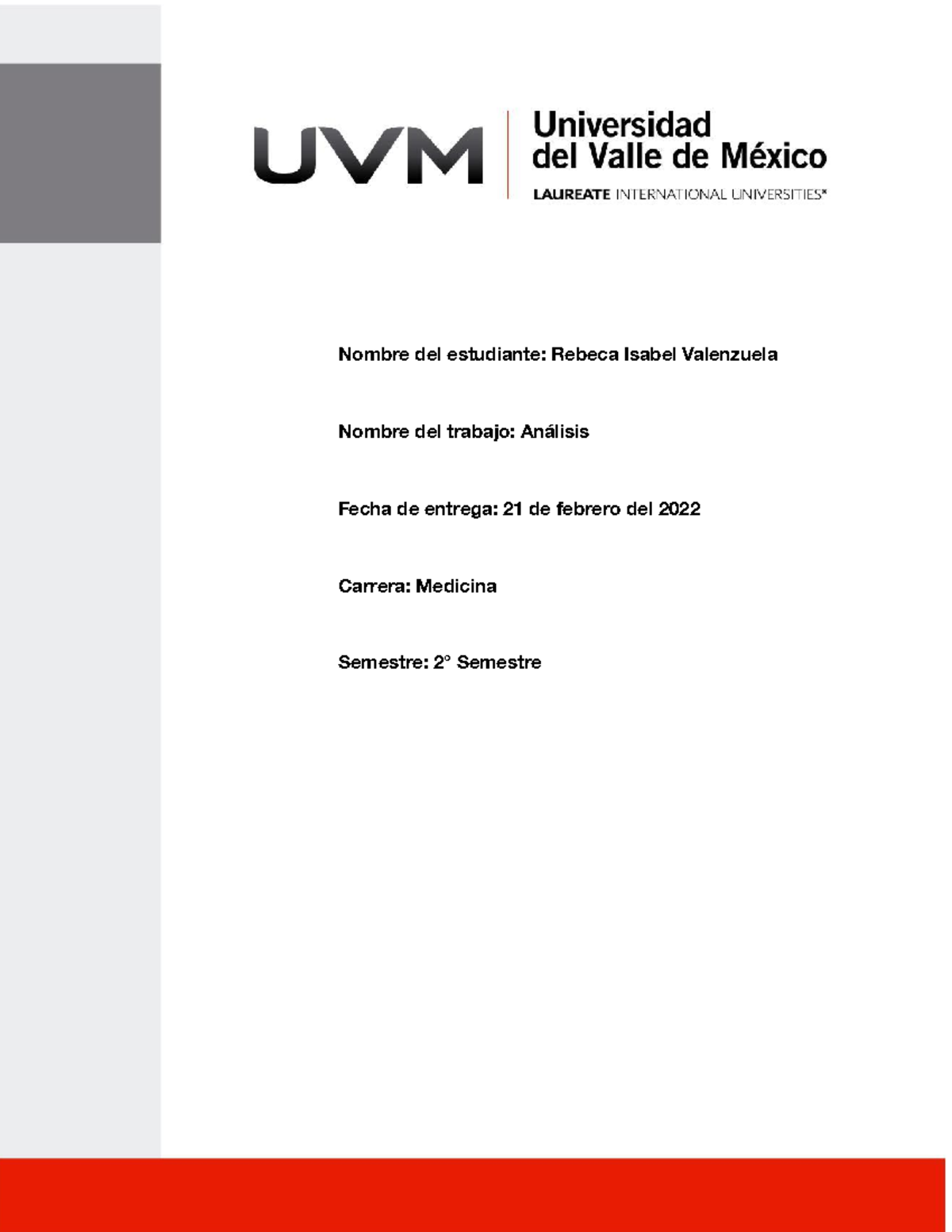 A2 RIV - actvidad 2 de salud publica - Nombre del estudiante: Rebeca Isabel Valenzuela Nombre ...