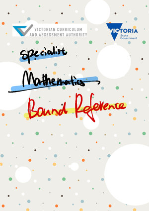 VCE Methods Bound Reference for prerequisites - Maths Methods Bound ...