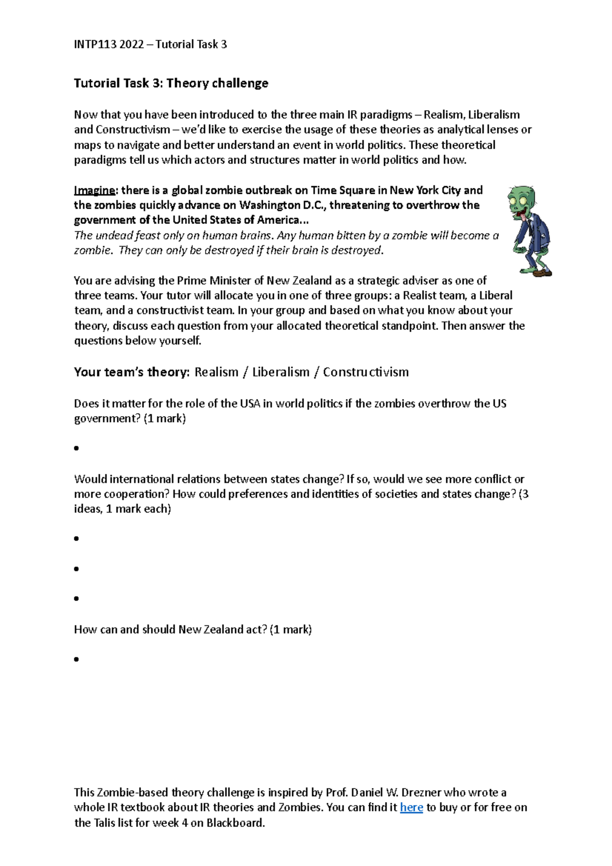 Task 3 Worksheet - INTP113 2022 – Tutorial Task 3 Tutorial Task 3: Theory challenge Now that you ...