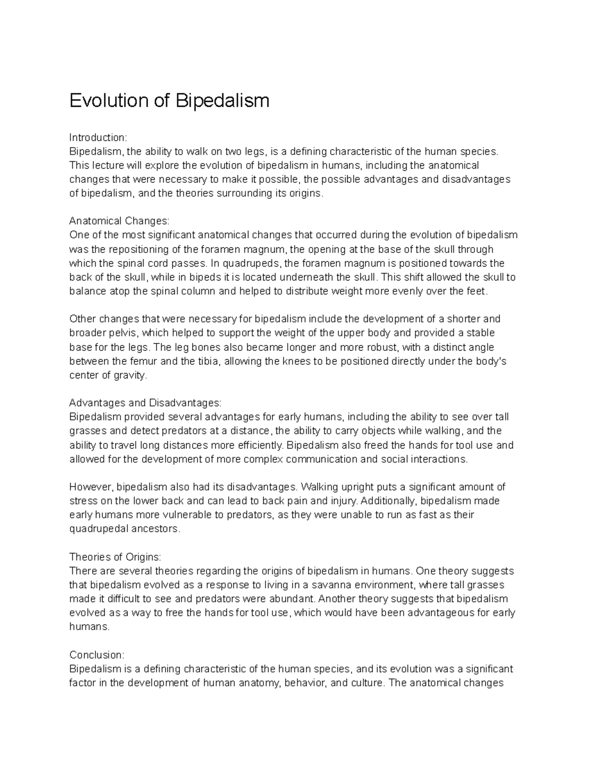 Introduction to Physical Anthropology (ANT-1010) Lecture 83 - Evolution ...