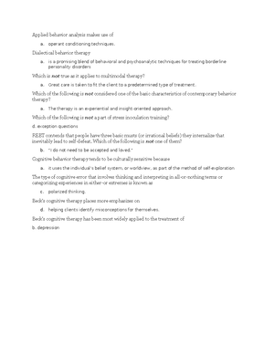PSY 315 Module 1-1 discussion - The counselor I chose for this ...