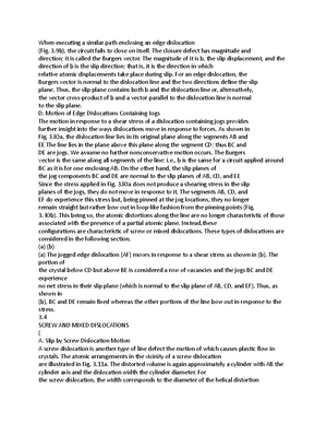 Climb edge dislocation notes - B. Climb of Edge Dislocations Edge ...