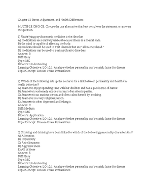 Chapt 9 Psych - test - Chapter 9 Humanistic and Existential Aspects of ...