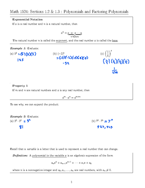 1524lab4 - NOTES FOR CALC - Math 1524: Lab 4 Introduction As usual, we ...