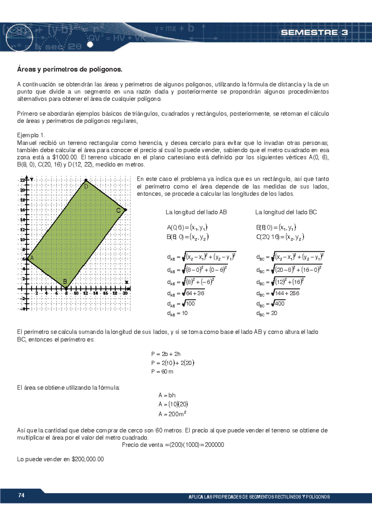 Areas y perimetros mate 3 - ####### 1* 6 - Studocu