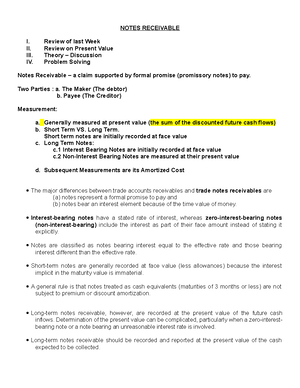 Notes Payable - Intermediate Accounting 2 - Studocu