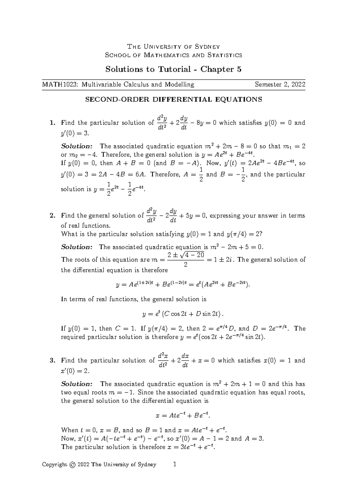 Tutorial Chapter 05-SOLS - The University of Sydney School of Mathematics and Statistics ...