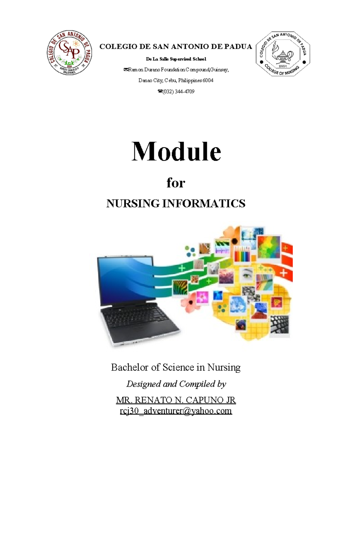Module 2 IN Nursing Informatics - COLEGIO DE SAN ANTONIO DE PADUA De La ...