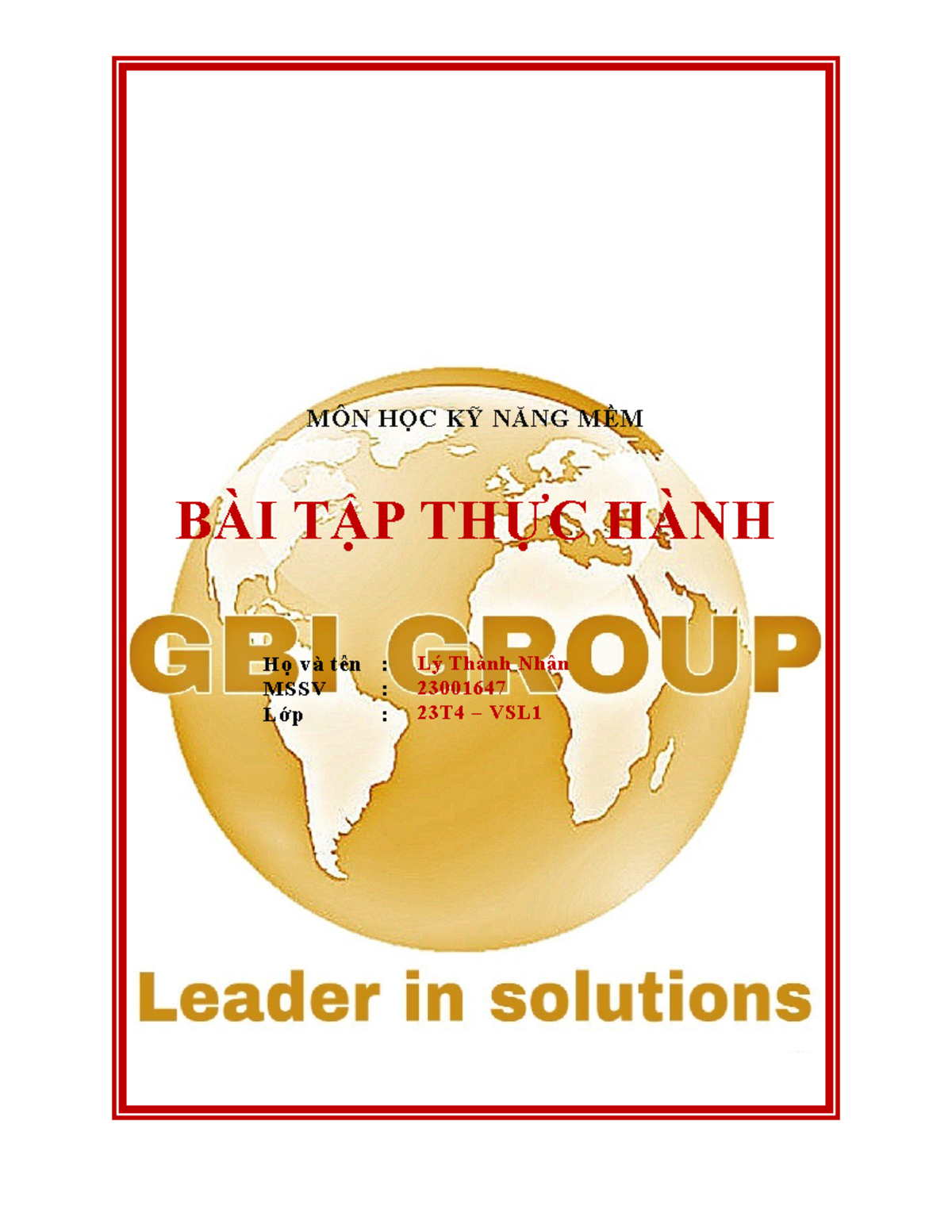 Happy assignment MÔN KỸ NĂNG MỀM - MÔN HỌC KỸ NĂNG MỀM BÀI TẬP THỰC ...