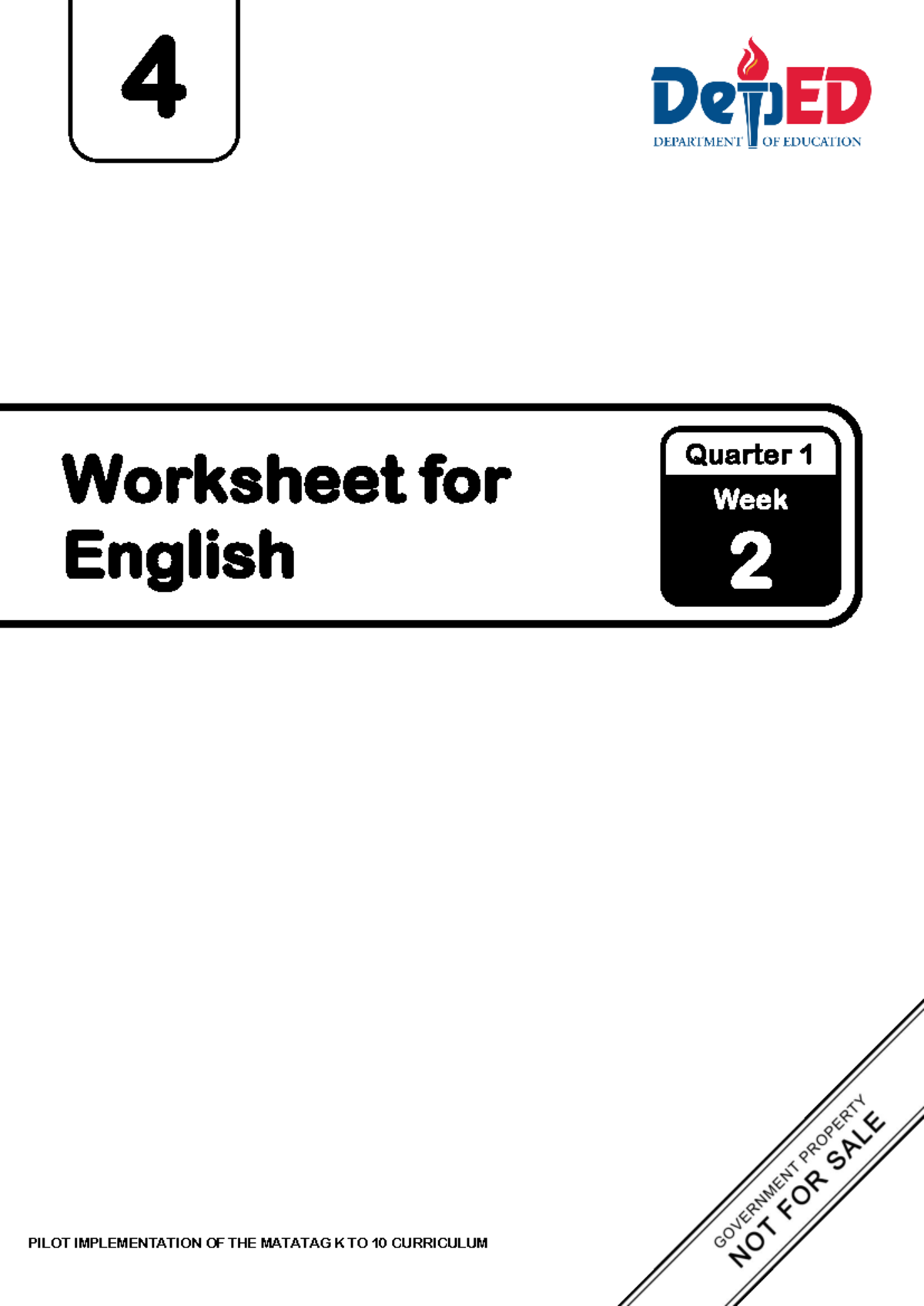 WS English 4 Q1 Week2 v - worksheet - PILOT IMPLEMENTATION OF THE ...